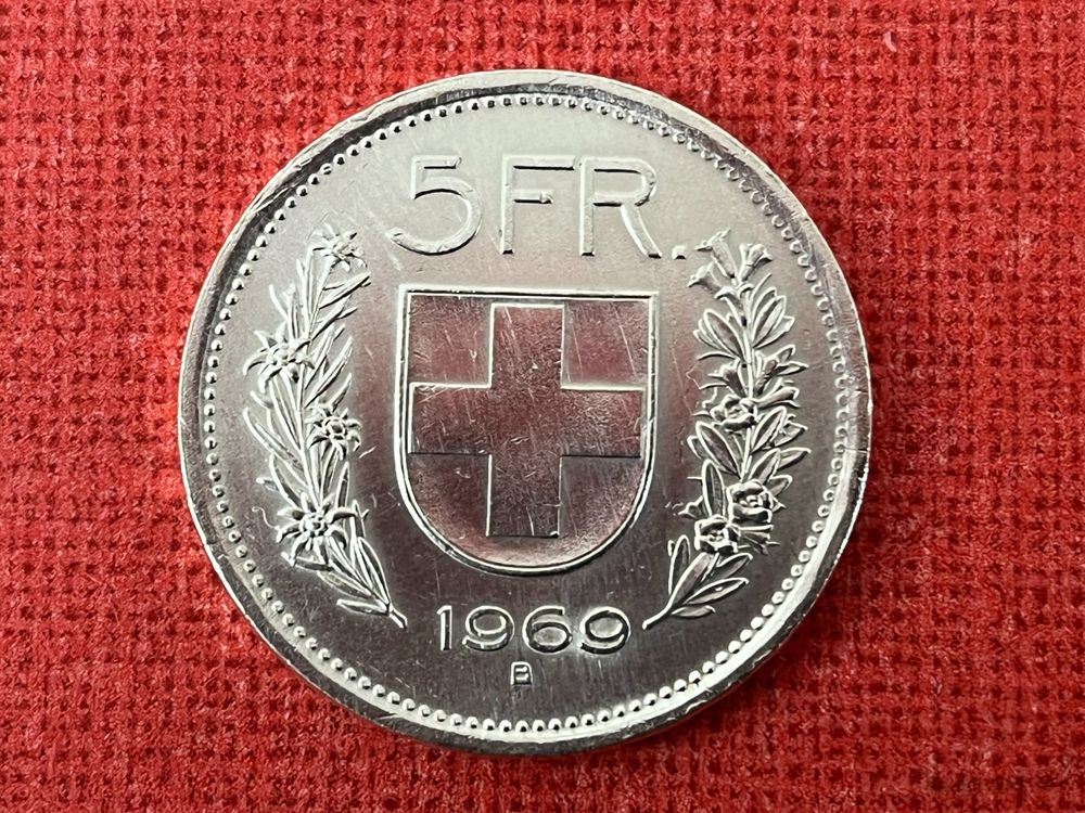 5 Franken 1969 Silber TOP (Gebraucht) in Ormalingen für CHF 10.95 – mit Lieferung auf Ricardo kaufen