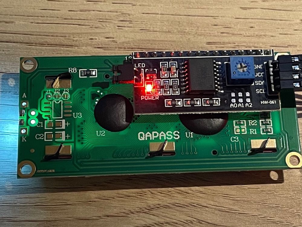 LCD 1602, I2C, pour Arduino, Raspberry pi, électronique... (Gebraucht ...