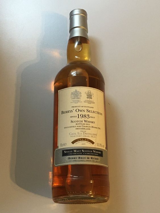 Caol Ila 1983 28 years Cask 4823 Berry’s Own Selection Rarit (Neu und ...