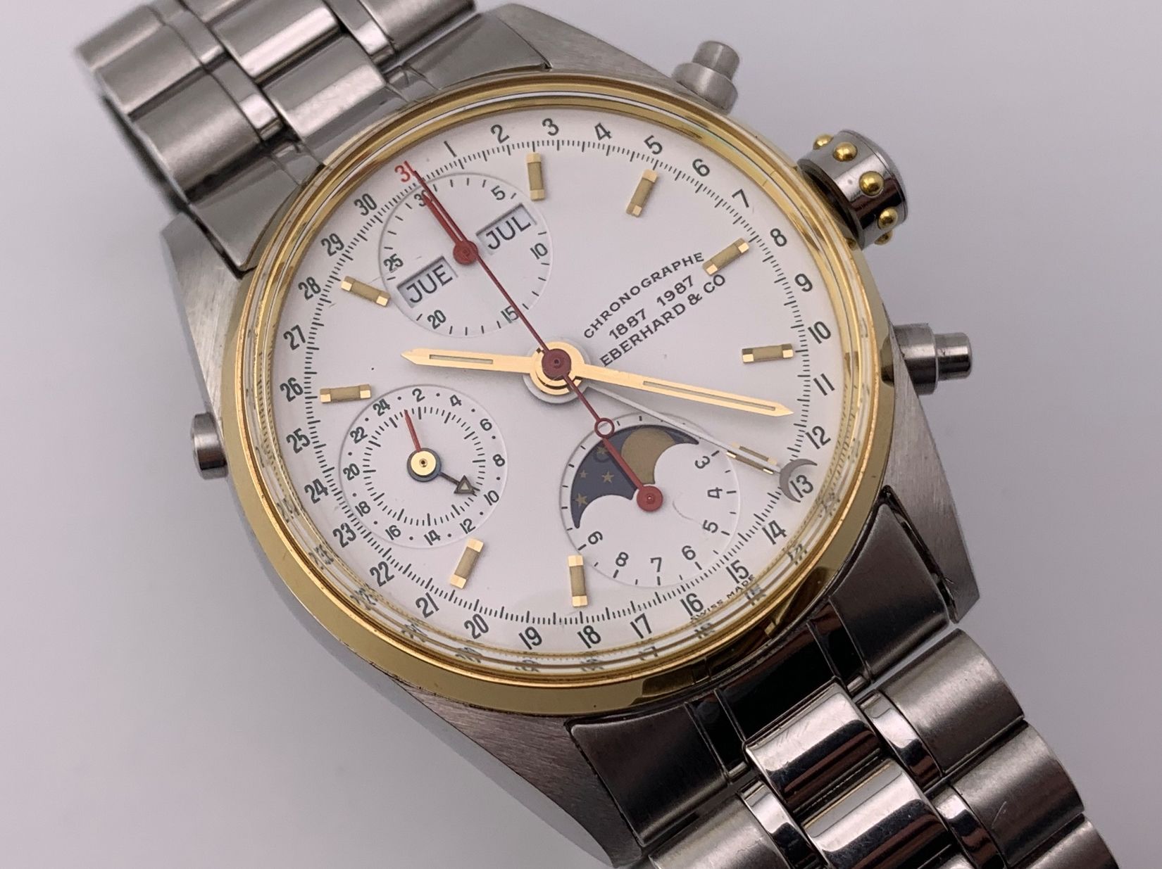 Vintage EBERHARD& Co Navy Master Chronographe Herrenuhr (Gebraucht) in Biel/Bienne für CHF 754 ...