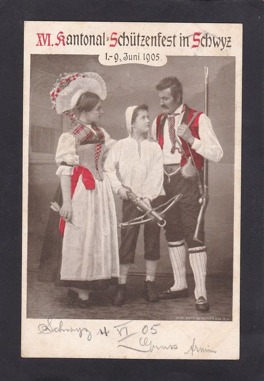 SCHWYZ Kantonal-Schützenfest 1905 | Kaufen auf Ricardo