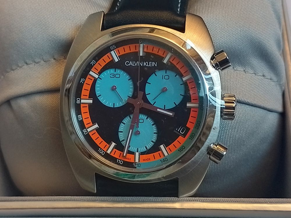 Calvin Klein Gulf Chronograph Herrenuhr Swiss Made CK Selten (Neu ...