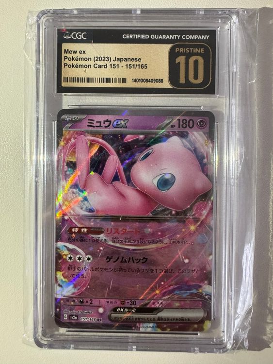 CGC 10 Pristine, Mew ex, Pokemon 151 2023, 151/165 (Gebraucht) in Muhen für CHF 21 – mit ...
