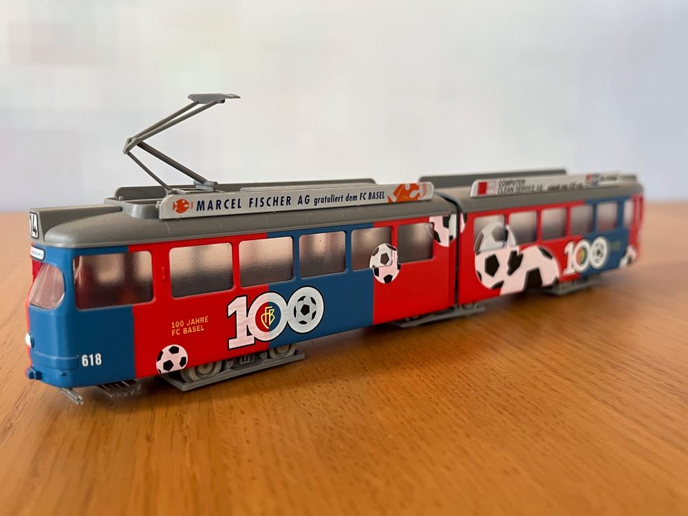 Trammodell BVB Basel 100 Johr FCB (Gebraucht) in Lausen für CHF 103 ...