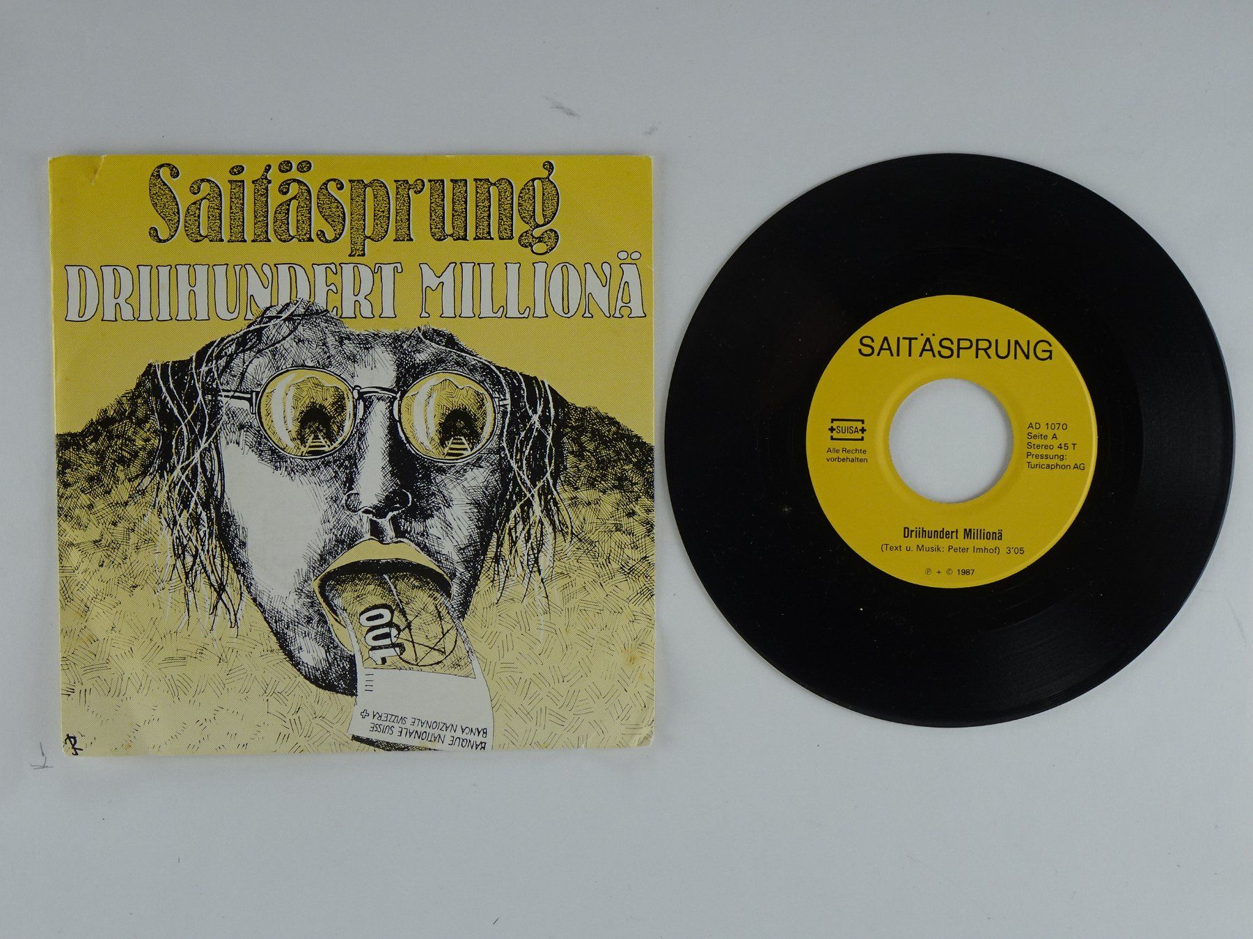 Saitäsprung [CH] - Driihundert Millionä b/w Nimms Locker (Gebraucht) in ...