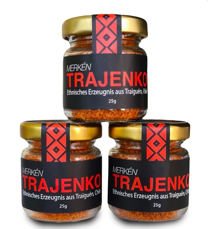 Erstklassiges Merkén Gewürz aus Chile (3 Stück) (Neu und ...