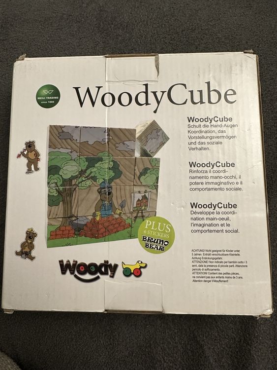 Woody Cube Holzpuzzle für Kinder - Bruno Bär, komplett! (Gebraucht) in ...