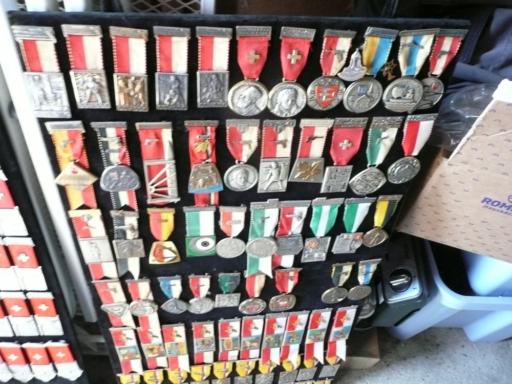 Schützen-Kranzabzeichen Pistole Gewehr Feldschiessen 1960-07 (Gebraucht ...