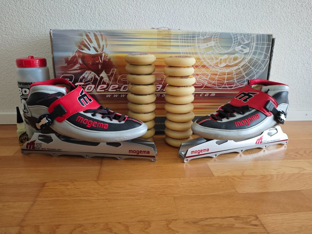 Mogema Race Inline Skates Grösse 41 5 Rollen 80mm | Kaufen auf Ricardo