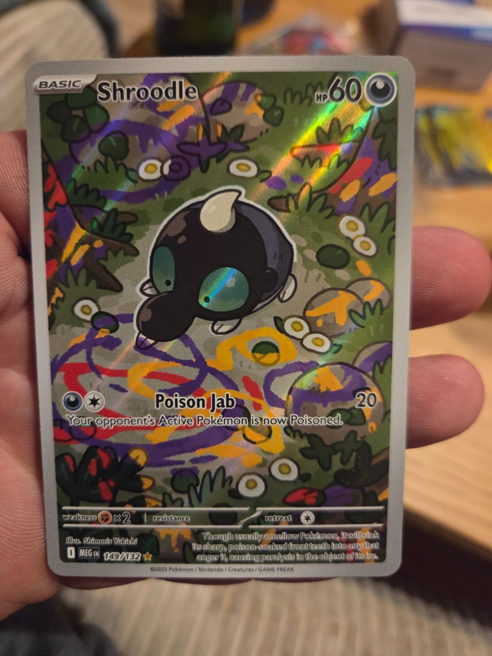 Shroodle 149/132 Mint pokemon mega evolution (Gebraucht) in männedorf ...