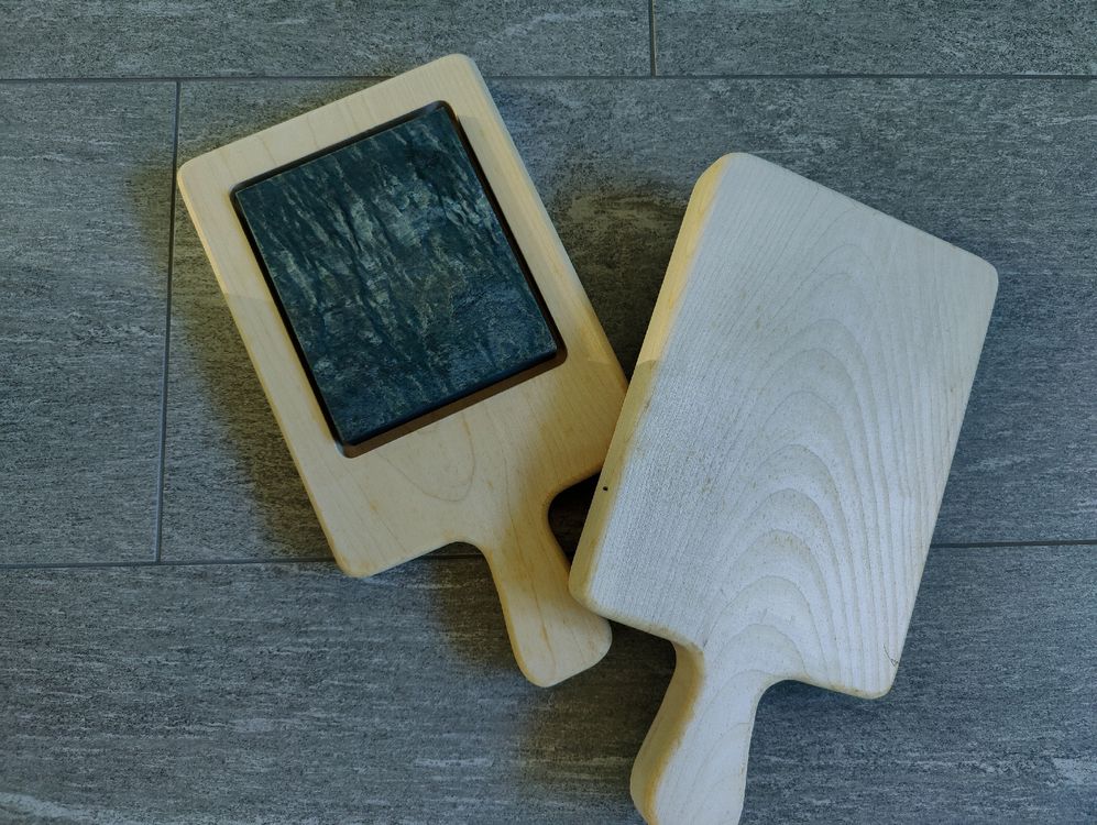 Heisser Stein im Holzbrettchen Tischgrill | Kaufen auf Ricardo