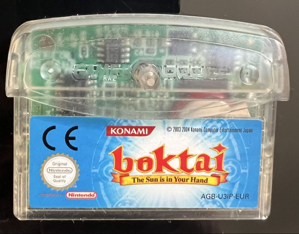 GBA Advance Boktai: The Sun is in Your Hand (Gebraucht) in Lausanne für ...