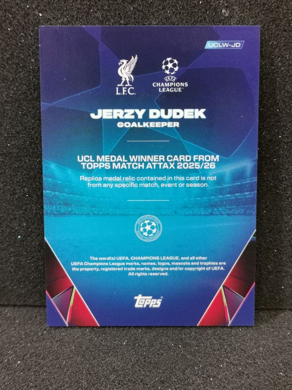 Match attax 2025 /26 Jerzy Dudek Ucl Medal Winner (Gebraucht) in ...