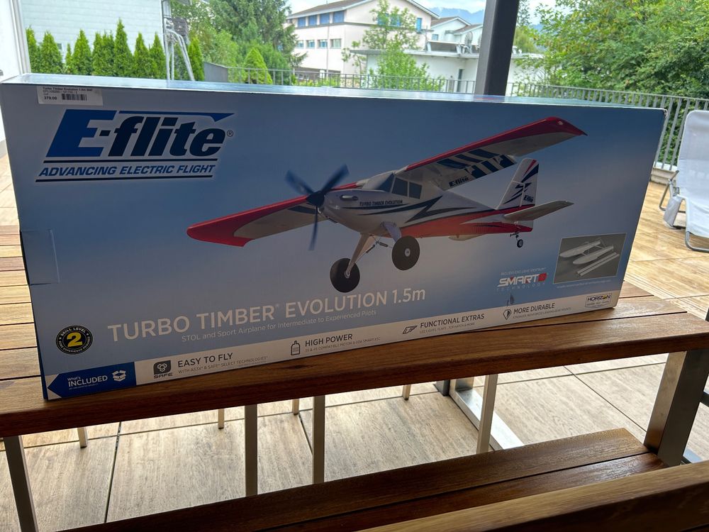 E-flige Turbo Timber Evolution 1.5m - Modellflugzeug | Kaufen auf Ricardo
