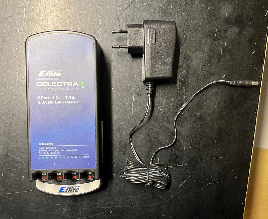 Chargeur E-flite celectra lipo 1s 4 ports 3.7v (Gebraucht) in Lausanne ...