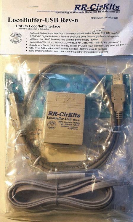 LocoBuffer RR-Cirkit USB Interface (Neu und originalverpackt) in ...