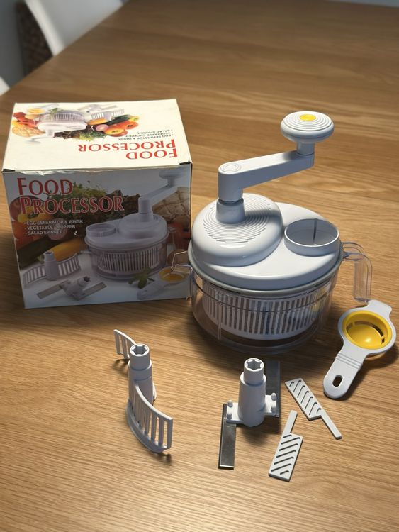 Manual Food Processor Multi Chopper Salad Spinner Whisk (Gebraucht) in ...
