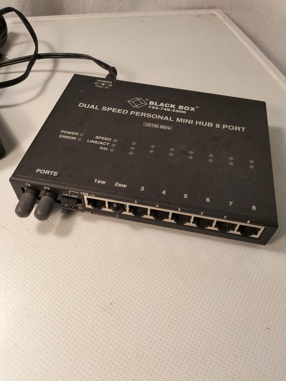 Black Box Dual Speed Mini Hub 8 Port | Kaufen auf Ricardo