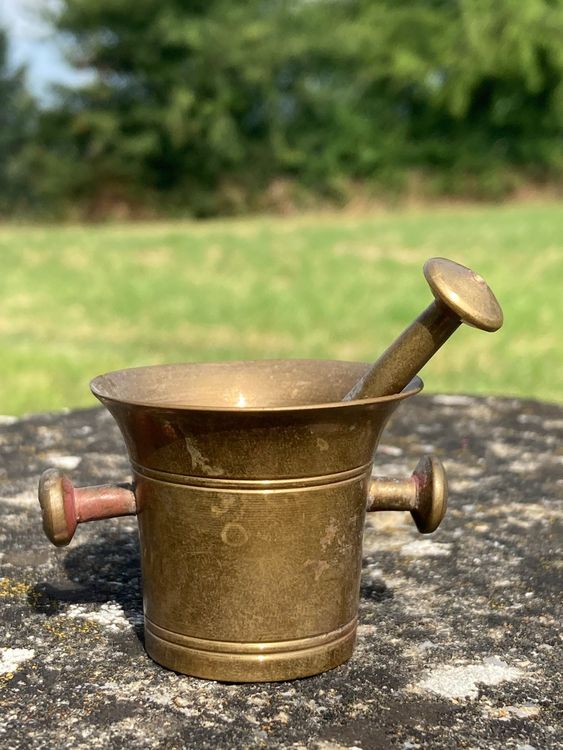 Mini - Mörser mit Stössel Messing evt. fürs Puppenhaus | Kaufen auf Ricardo