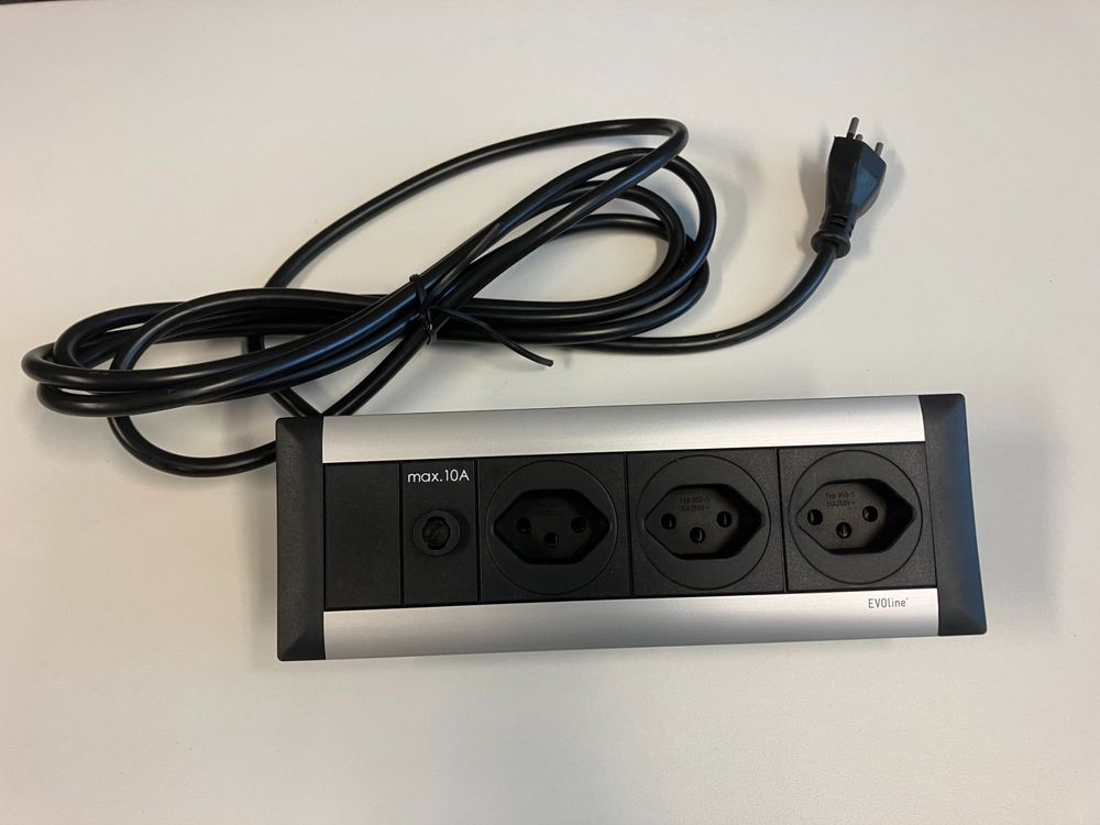 EVOLine Tischeinbauleiste 3xT13/Flacheinbau NEU ab 1.- (Neu und originalverpackt) in Krinau für ...