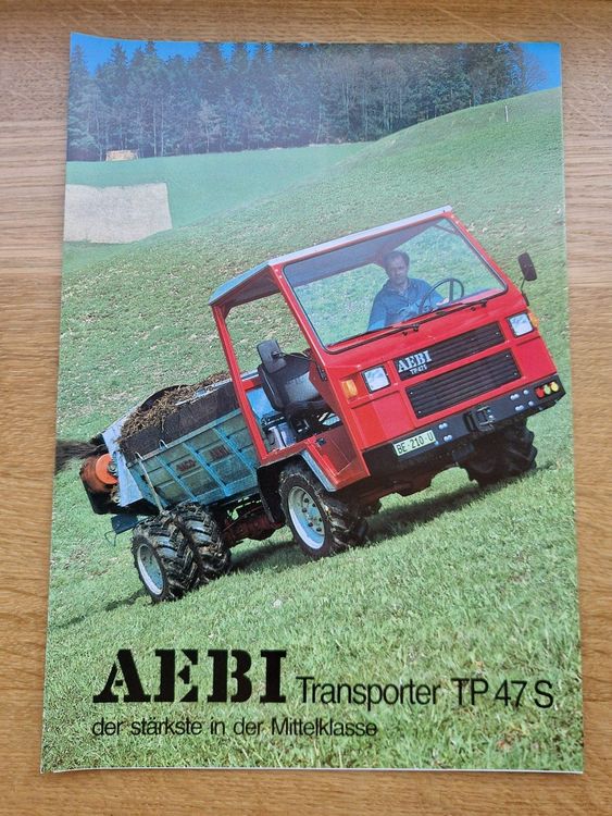 Original Prospekt Aebi Transporter TP47S | Kaufen auf Ricardo