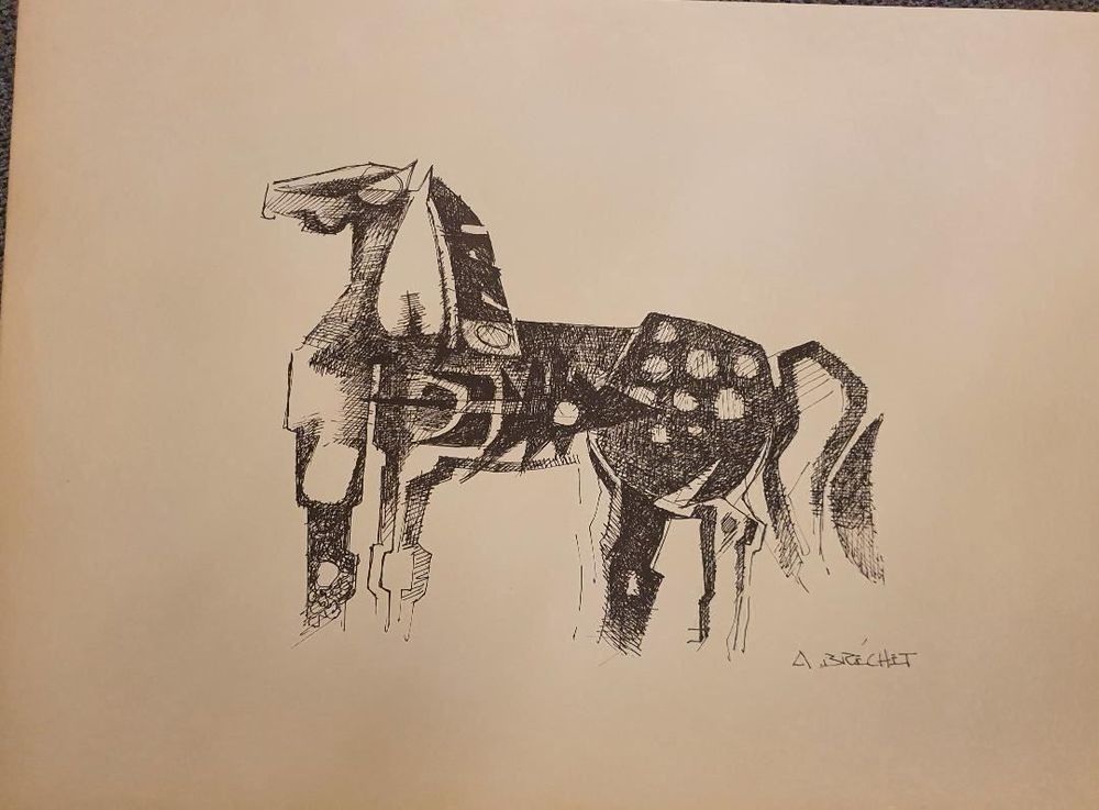 André Bréchet, 15 reproduct. "Le Cheval" | Kaufen auf Ricardo