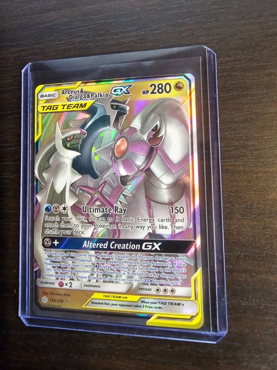 Pokemon (2019) Arceus & Dialga & Palkia GX (CEC 156) EN NM/M (Gebraucht) in Martigny für CHF 8 ...