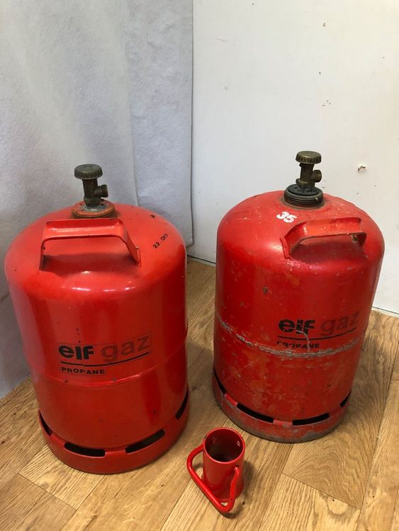 2 Gas Flaschen elf gaz ab 1.- | Acheter sur Ricardo