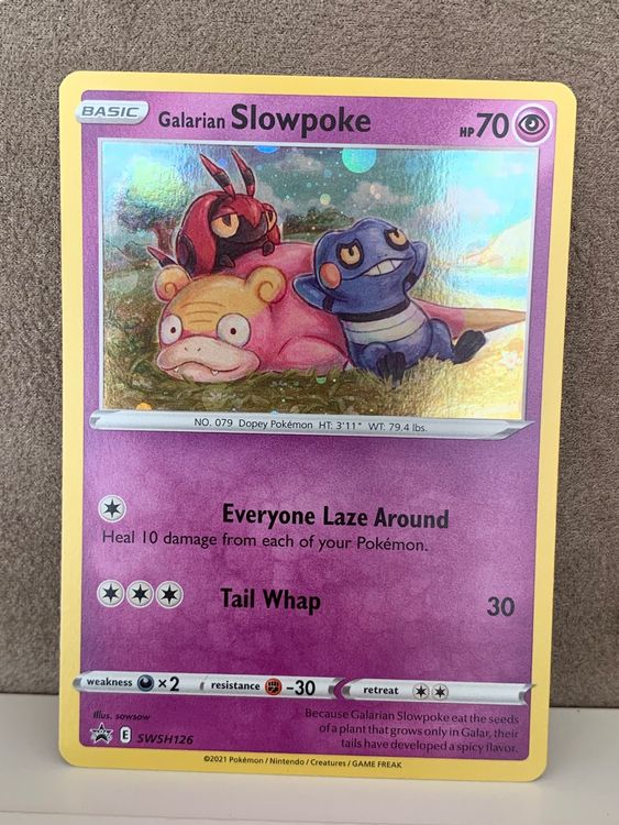 Galarian Slowpoke Holo Promo ENG Pokemon SWSH126 (Gebraucht) in ...