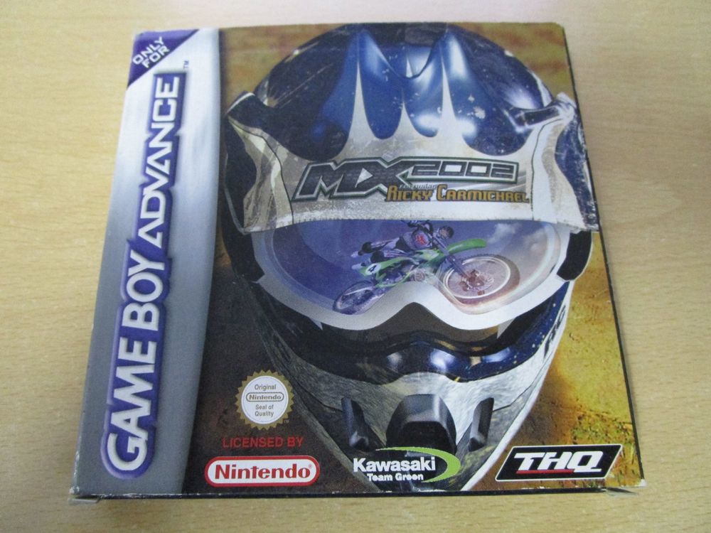 MX 2002 feat. Ricky Carmichael Game Boy Advance GBA MX2002 (Gebraucht ...