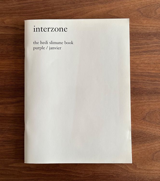 Hedi Slimane (Dior Homme), Interzone, The Purple Book 2005 (Gebraucht) in Zürich für CHF 35 ...