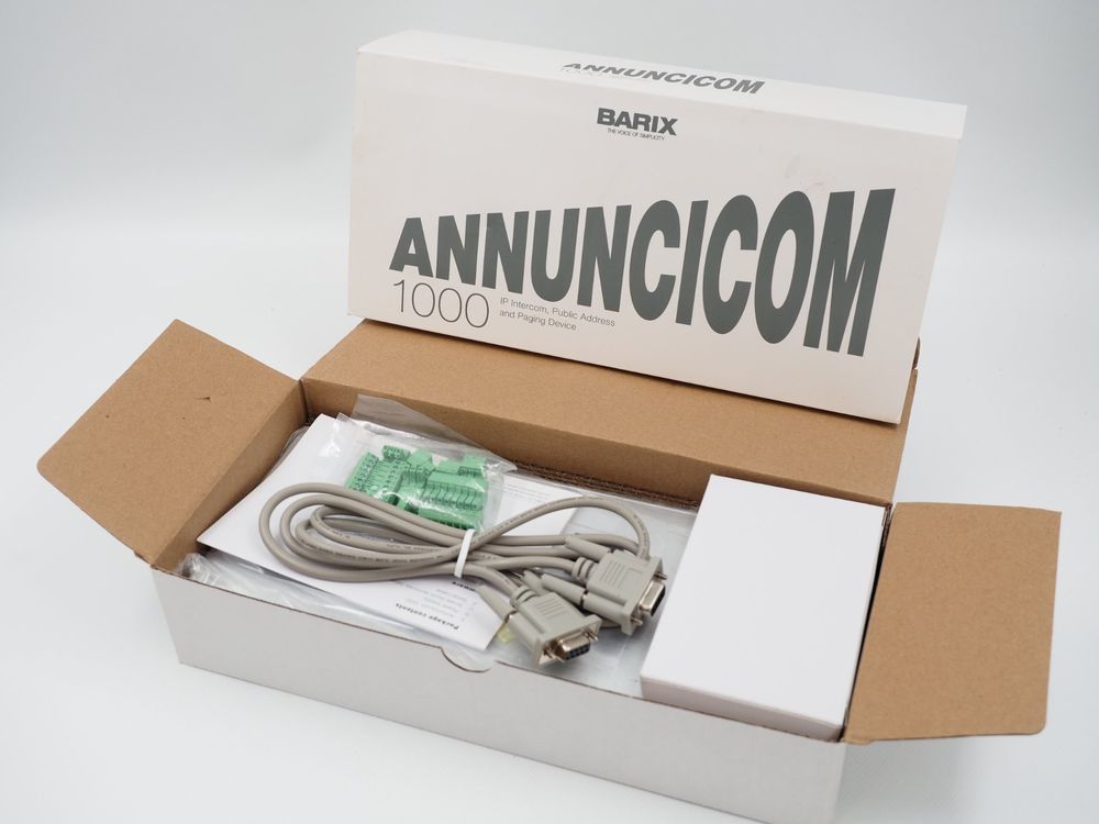 BARIX Annuncicom 1000 Intercom-/Paging-Gerät (19937) (Neu und originalverpackt) in Zürich für ...