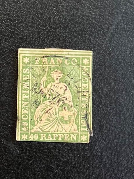 Strubel 26G Cat. 120.- Obl. CORCELLES | Kaufen auf Ricardo