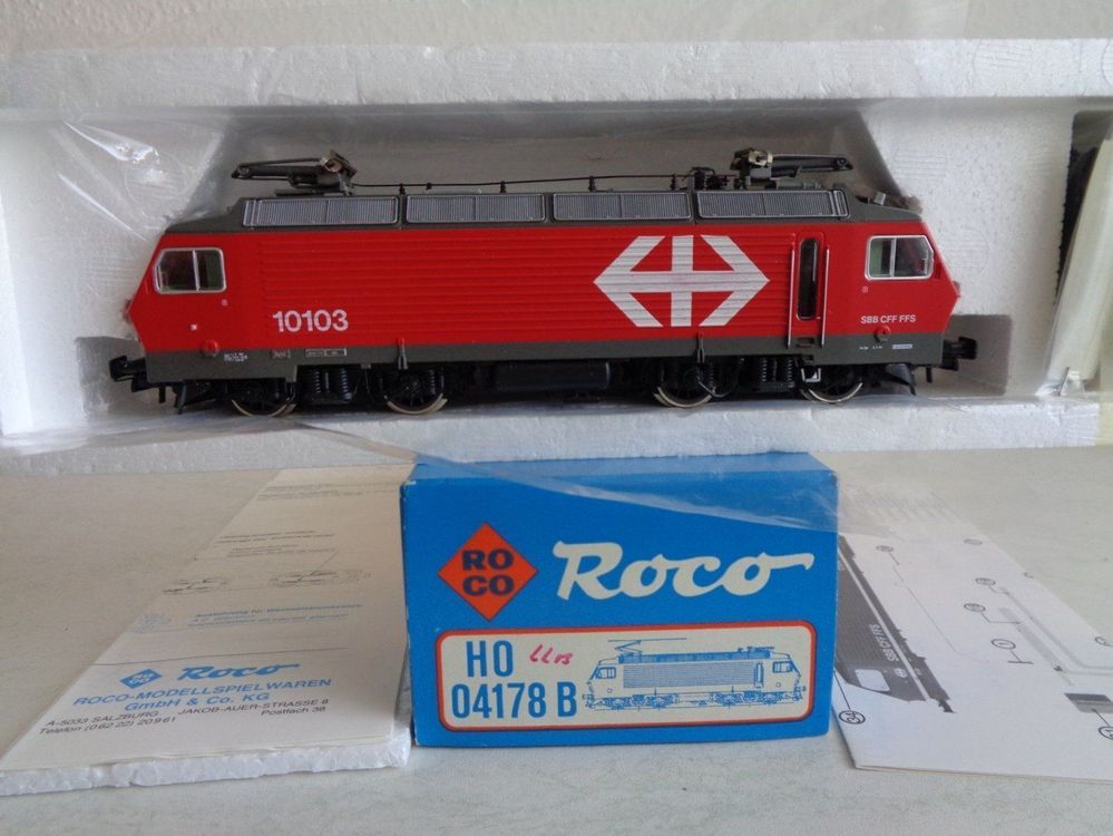 Roco 04178 B, Elektro-Lok Re 4/4 IV, Betr. Nr. 10103, rot (Gebraucht ...