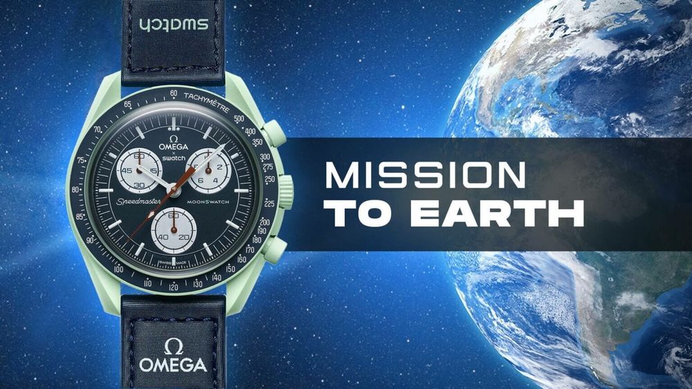 OMEGA x SWATCH Mission on Earth - brand new, NO box&papers (Neu (gemäss ...
