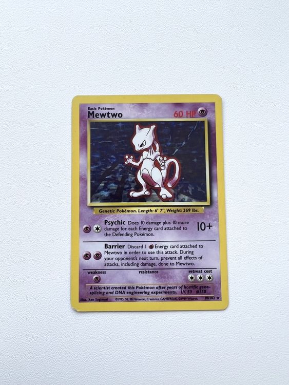 Mewtwo Holo Base set Good condition | Kaufen auf Ricardo