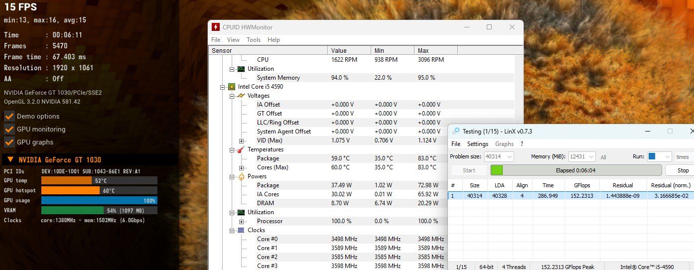 Computer "Ready to use" i5-4590 GT1030, 240/500/16GB + Apps (Gebraucht ...