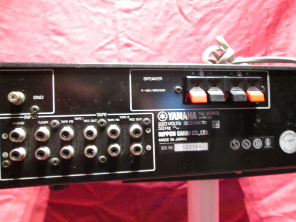 Yamaha A-450 Stereo Amplifier Vollverstärker HiFi Klassiker | Kaufen ...