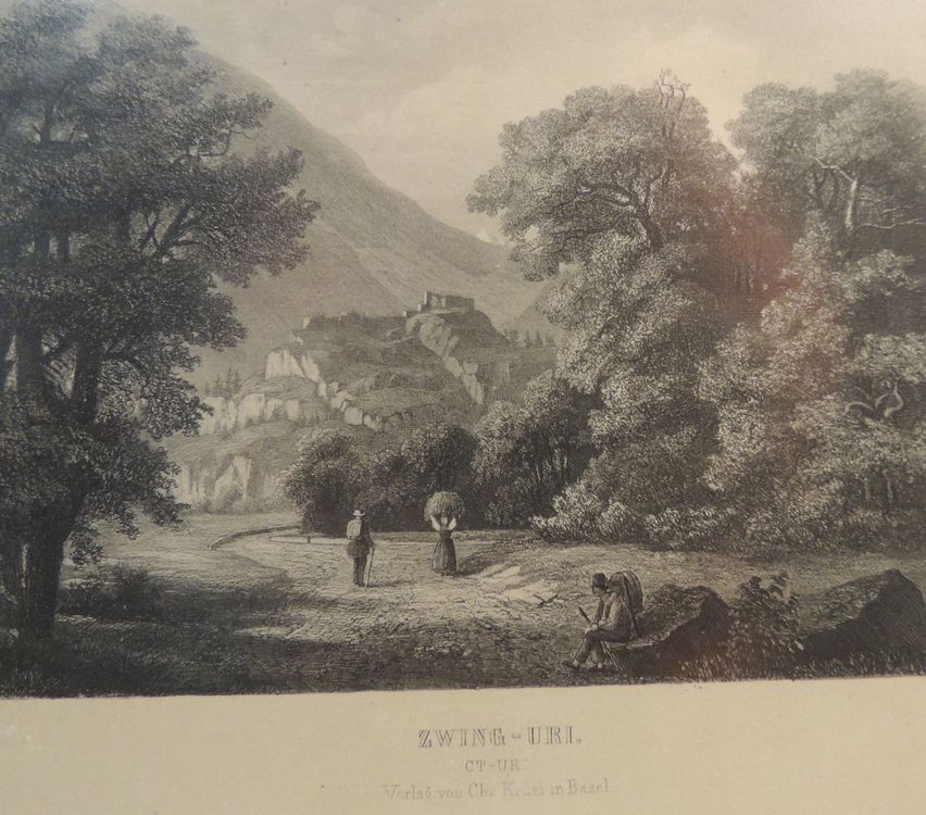 Lithografie Zwing Uri CT-UR V.Chr Krüsi | Kaufen auf Ricardo
