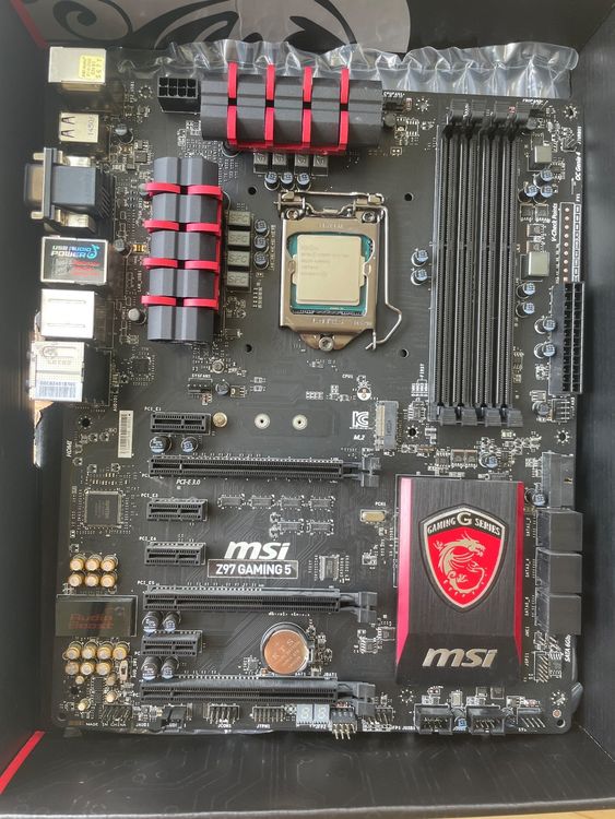 CPU i7 4790k + Mainboard Z97 Express Gaming 5 (Intel/MSI) (Gebraucht ...