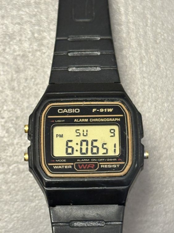 Montre Casio F-91W Vintage (Gebraucht) in epalinges für CHF 18 – mit ...