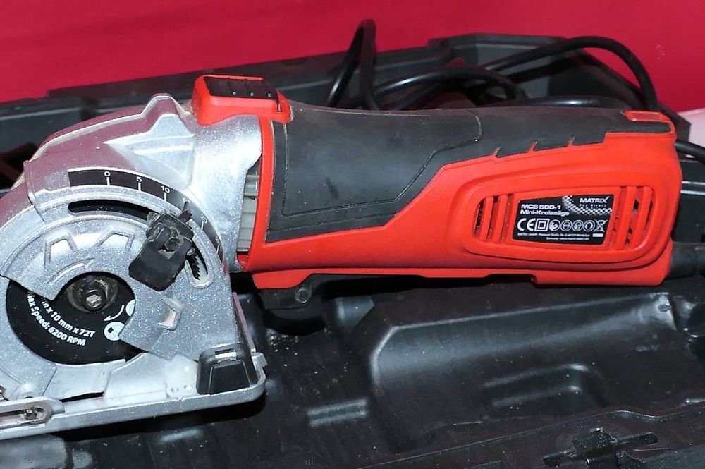 Handkreissäge Matrix MCS 500-1 rot/schwarz 500 W (Gebraucht) in Stein ...
