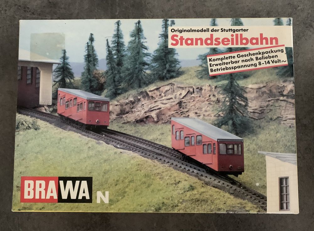 Standseilbahn 6410 und Gebäude 6411 Brawa N (48) (Neu und ...