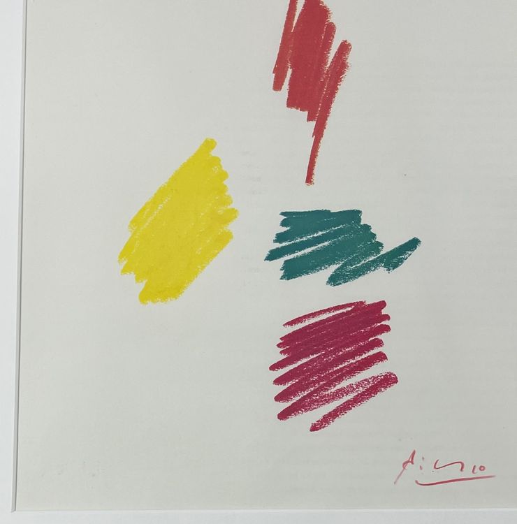 Pablo Picasso Lithographie Handsigniert mit Zertifikat (Gebraucht) in Root für CHF 360 – mit ...