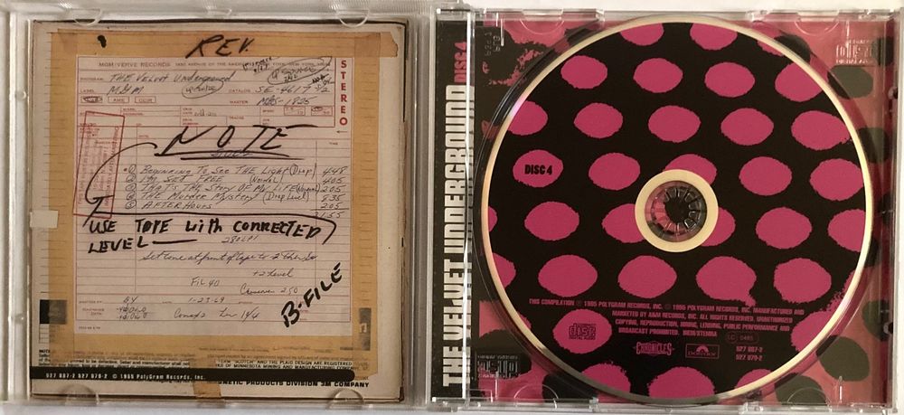 THE VELVET UNDERGROUND - PEEL SLOWLY AND SEE (CD N°4) (D'occasion) à ...