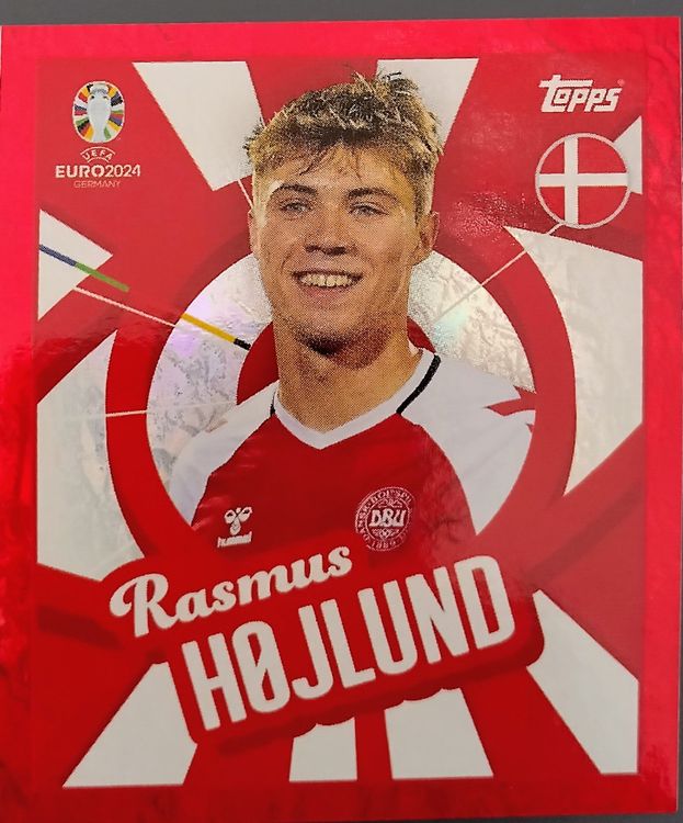 Rasmus Hojlund DEN PTW - Topps Euro 2024 (Neu (gemäss Beschreibung)) in ...