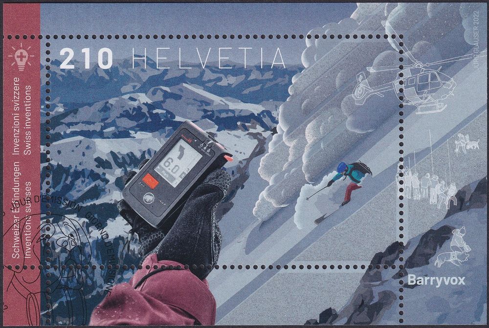 2022, Nr.1923 Sonderblock (Barryvox) mit ET-Eck-Stempel. (Gebraucht) in ...