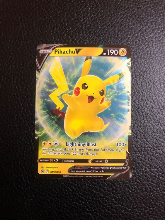 Pikachu V Promo SWSH198 Ab 1 | Kaufen auf Ricardo