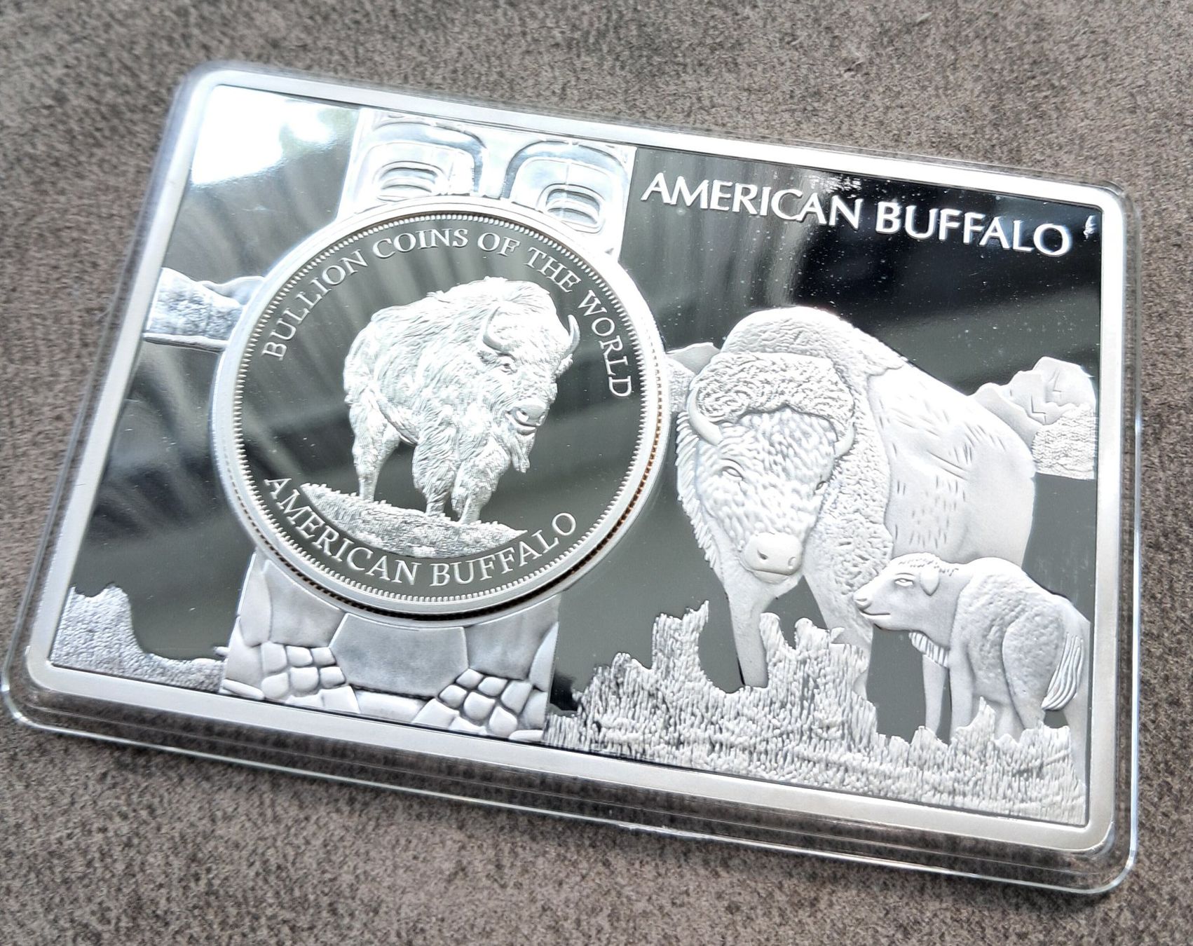 1 OZ Silber American Buffalo in 3 OZ Barren, Silber 999 (Neu und originalverpackt) in Weinfelden ...