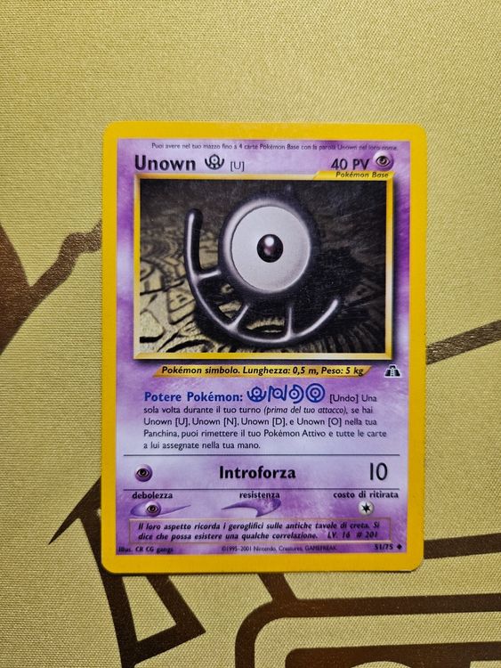 Neo Discovery - Unown U | Kaufen auf Ricardo